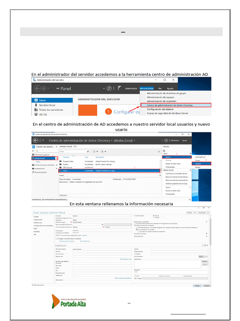 T3 P4 CrearUsuario | PDF
