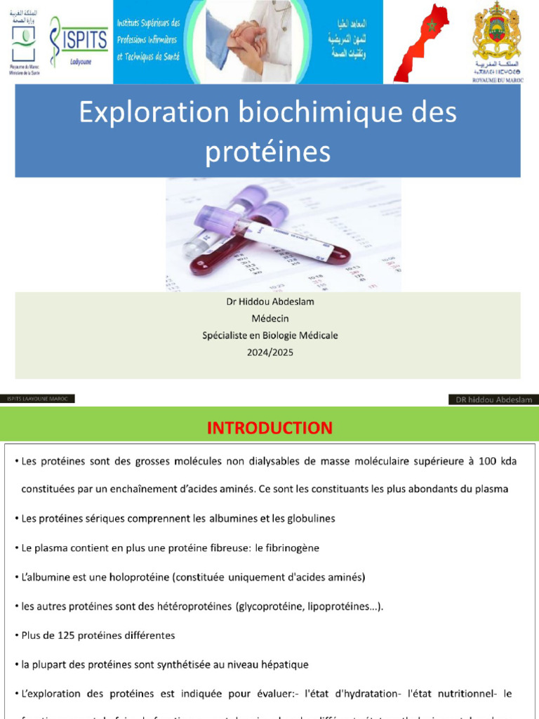 5 Exploration biochimique des protéines 2024 2025 | PDF