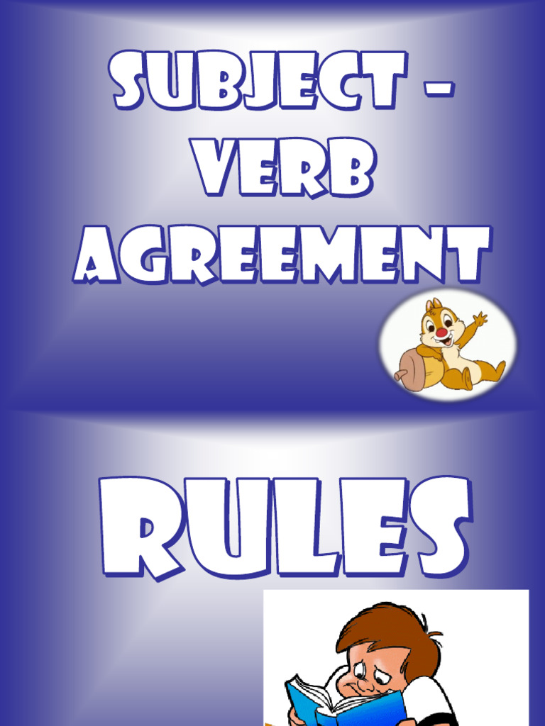 Rules-on-Subject-Verb-Agreement | PDF | Grammatical Number | Verb