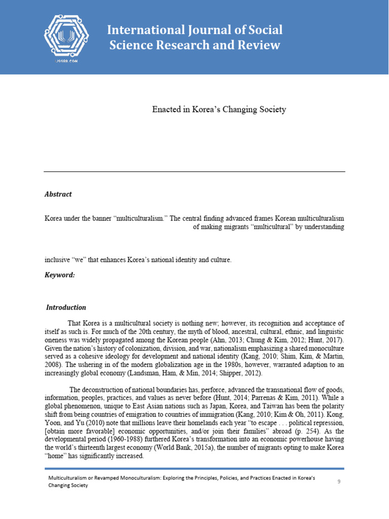 Multiculturalism or Revamped Monoculturalism Explo | PDF ...