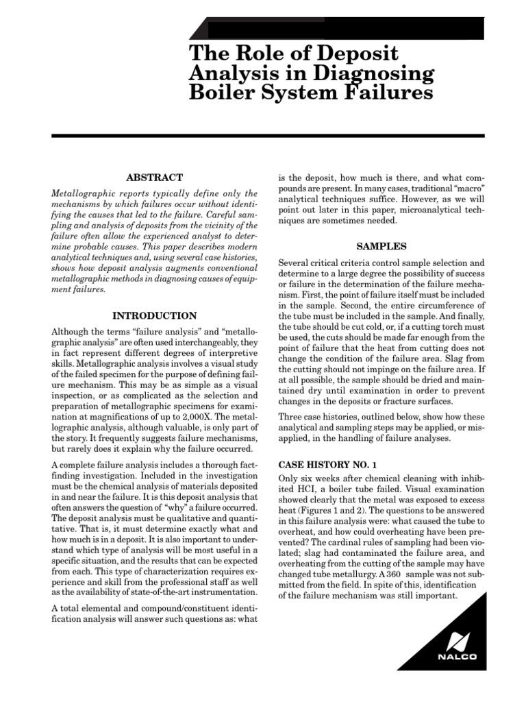 Boiler Failures Analysis R-766 | PDF | Spectroscopy | Copper