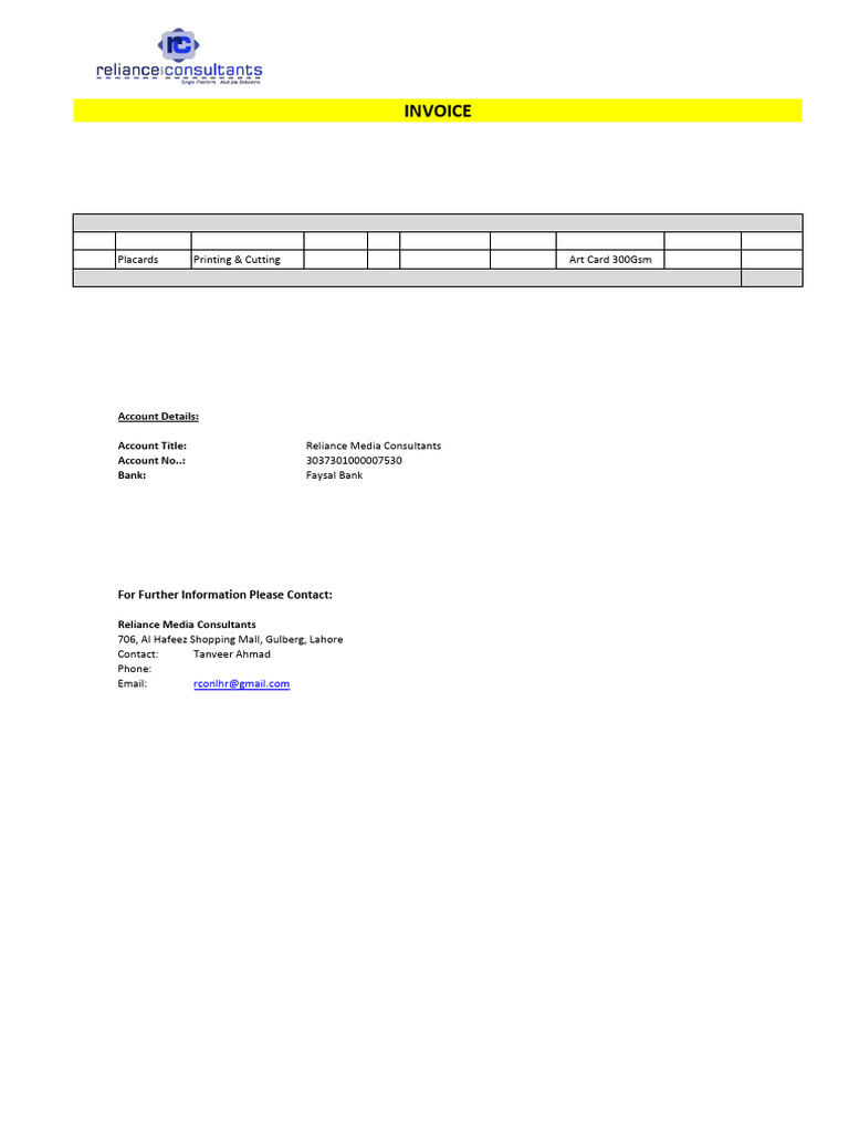 Invoice Placardsx80 Pak Turk - 08jan24 | PDF