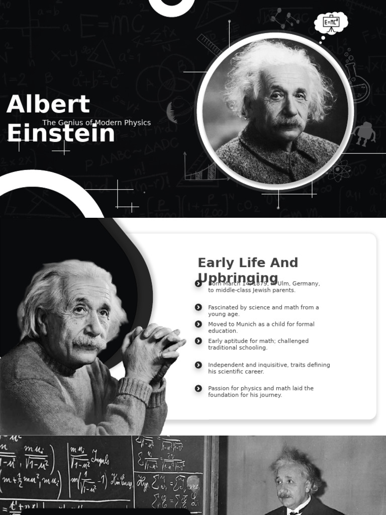 SlideEgg - 500454-Albert Einstein - PPTX 2 | PDF | Albert Einstein | Theory Of Relativity