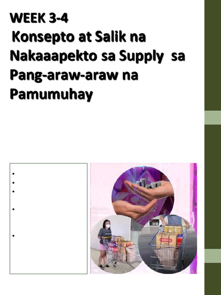 Aralin 2 Supply | PDF