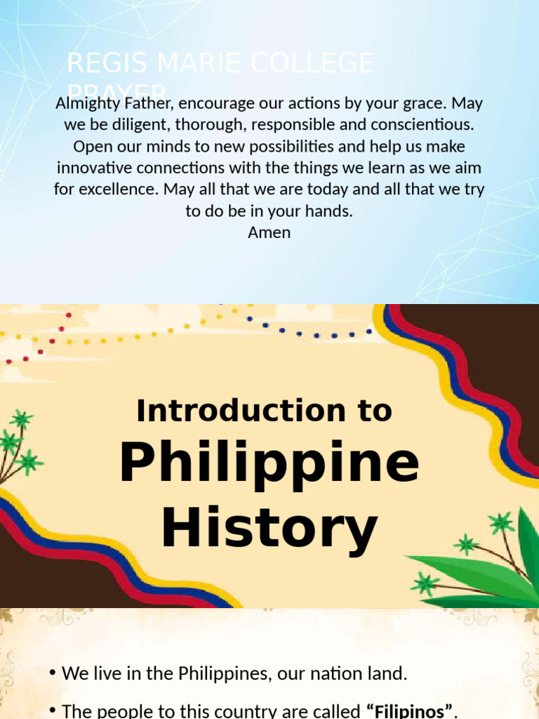 Philippine History 001 | PDF | Philippines | Luzon