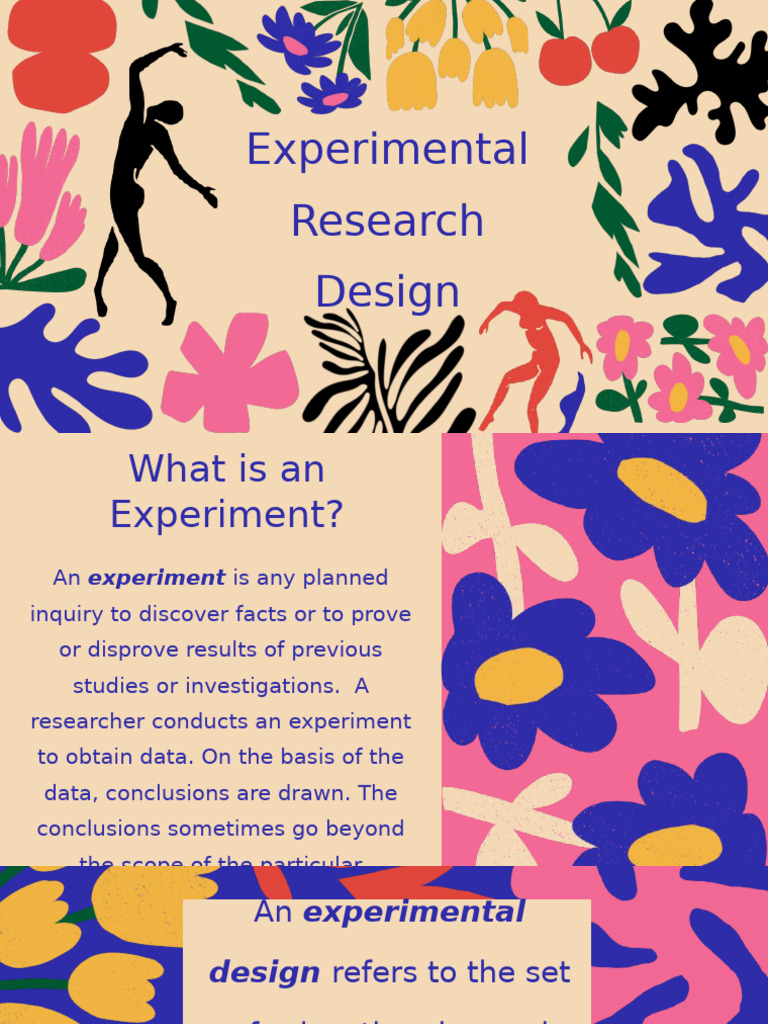 Experimental Research Design | PDF | Experiment | Accuracy And Precision