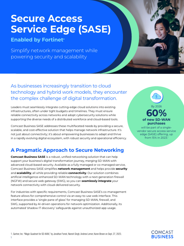 Product Brief Secure Access Service Edge | PDF | Cloud Computing ...