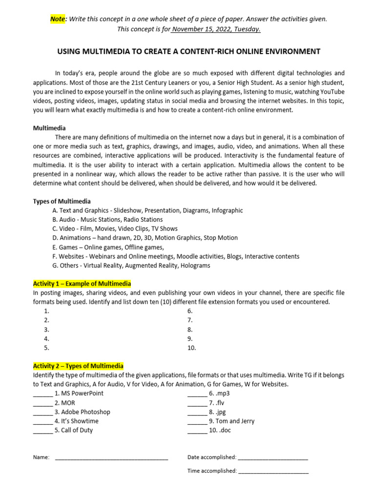 USING-MULTIMEDIA-TO-CREATE-A-CONTENT-RICH-ONLINE-ENVIRONMENT-act | PDF ...