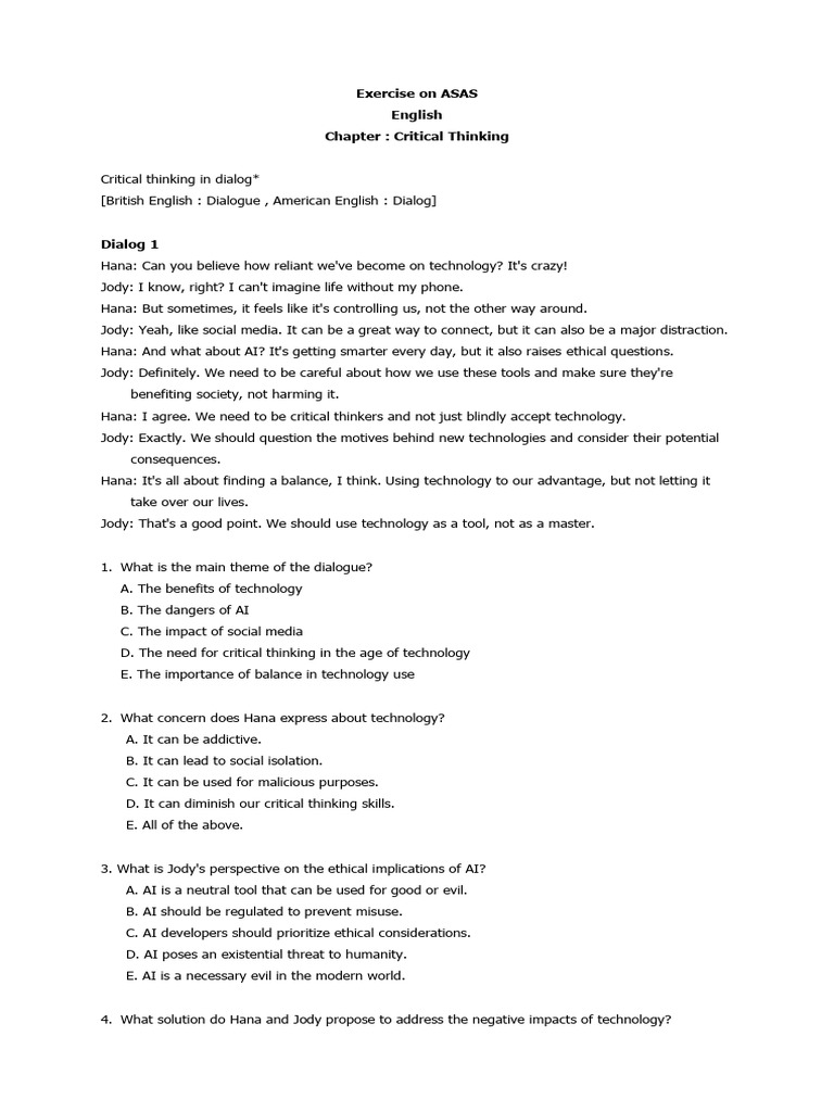Critical Thinking on Technology and Hoaxes | PDF | Critical Thinking ...