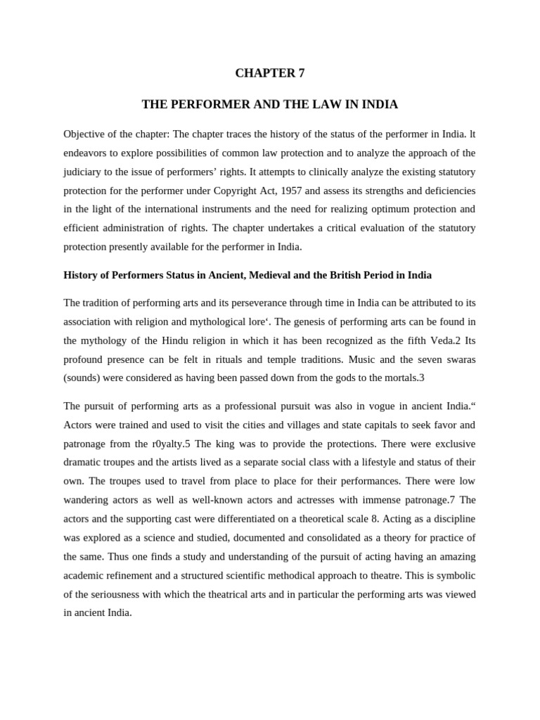 CHAPTER 7 | PDF | Common Law | Copyright