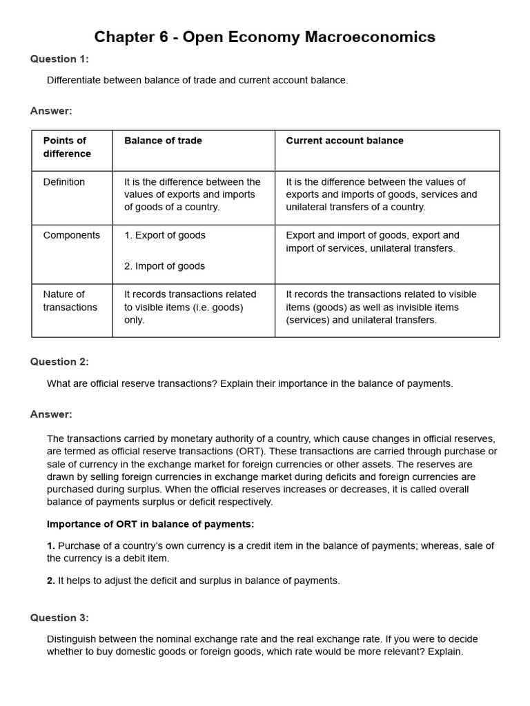 BOP | PDF | Balance Of Payments | Exchange Rate