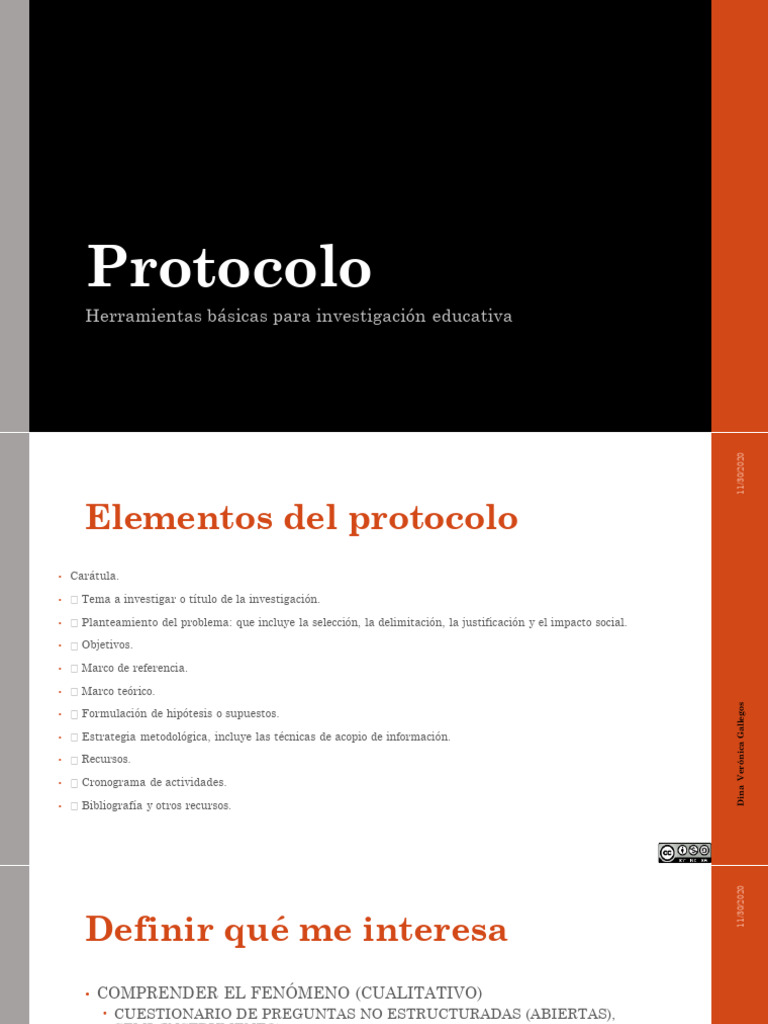 Elementos Del Protocolo | PDF | Creative Commons | Science