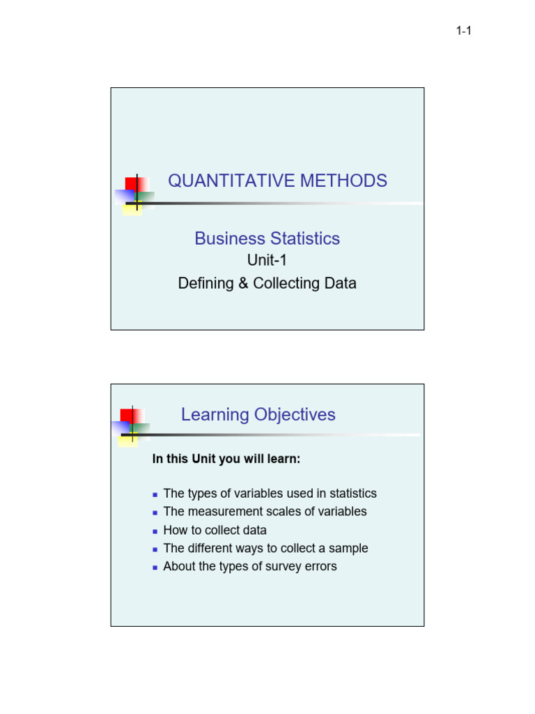 QM Merged | PDF | Sampling (Statistics) | Survey Methodology
