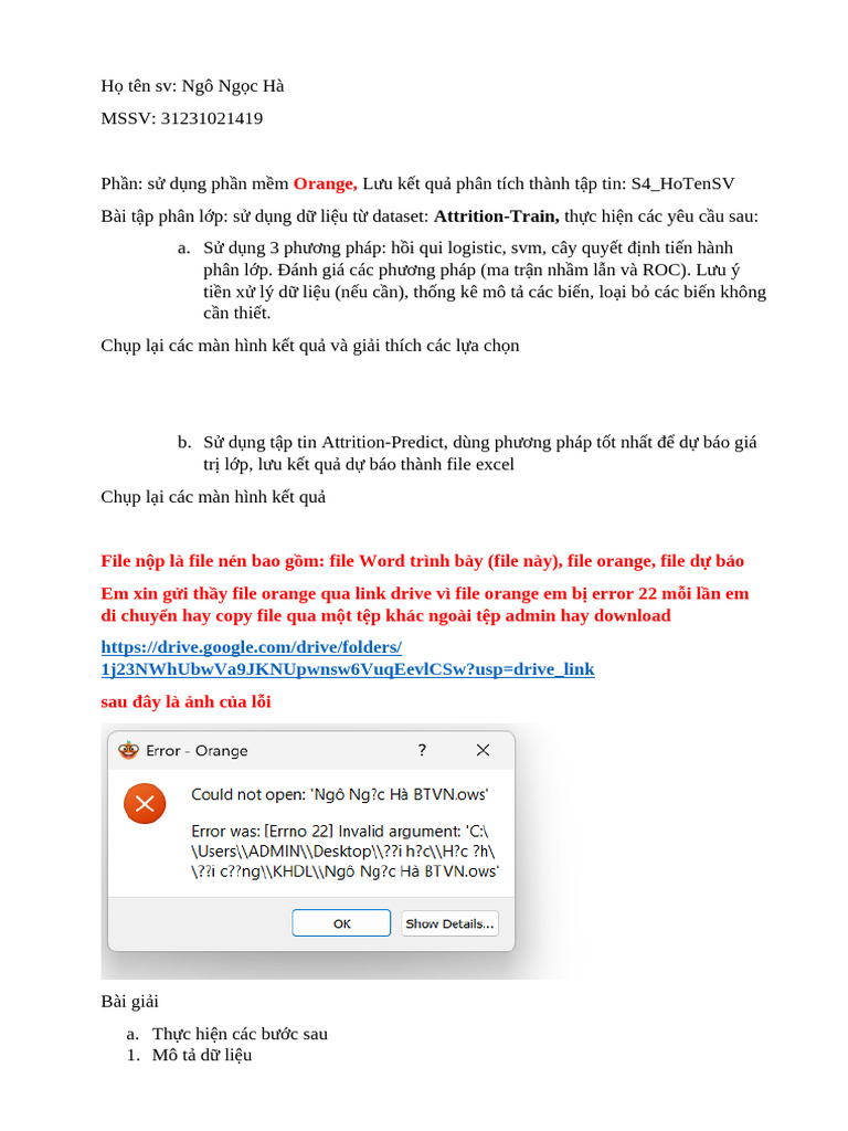 Ngô Ngọc Hà BTVN PhanLop | PDF
