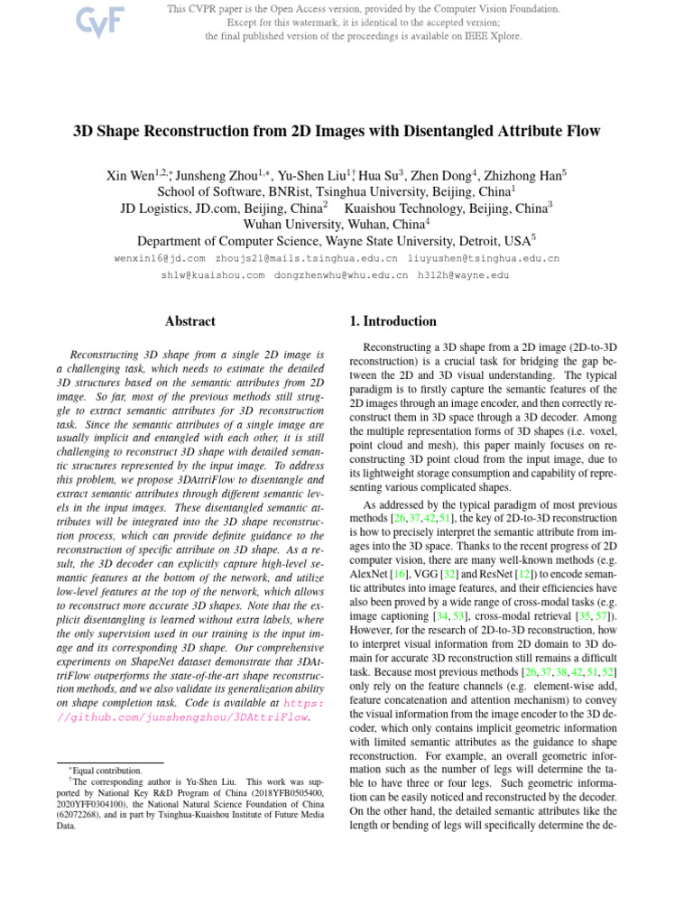 3D Shape Reconstruction for Researchers | PDF