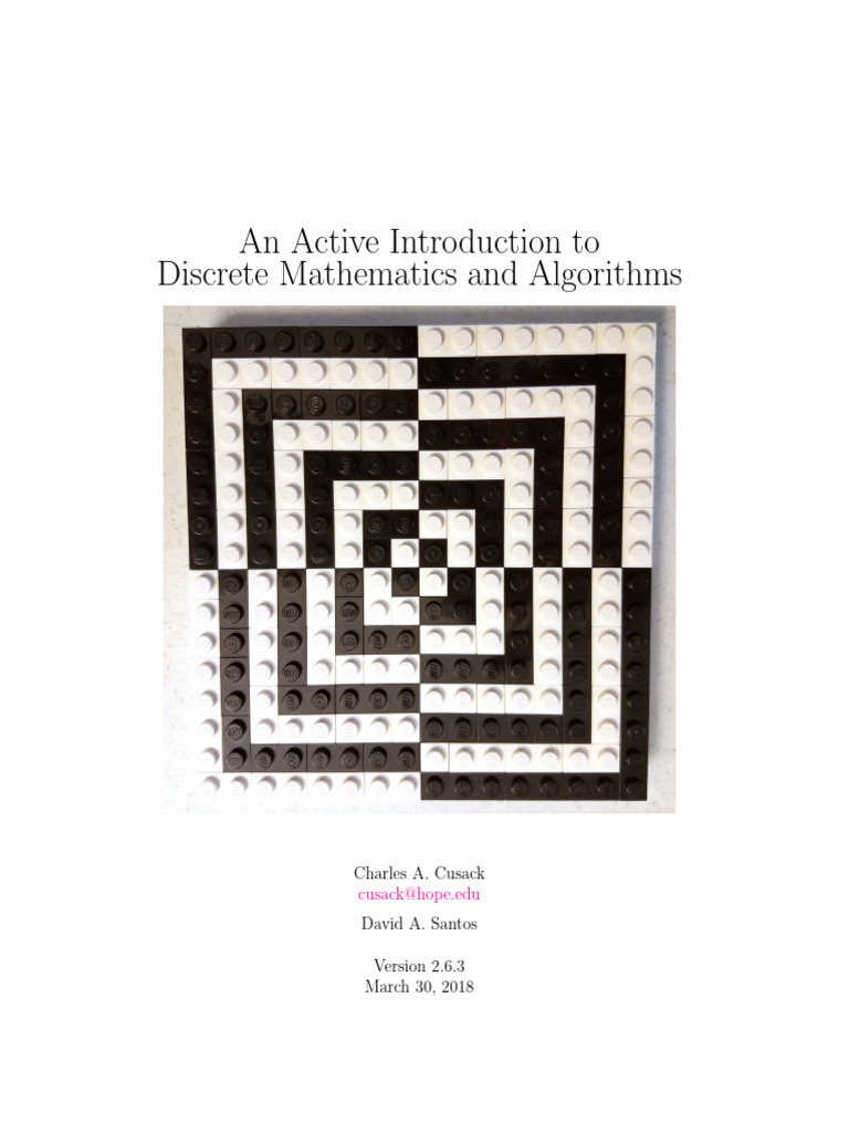 Cusack - Active Intro to Discrete Math and Algorithms | PDF | Algorithms | Mathematics