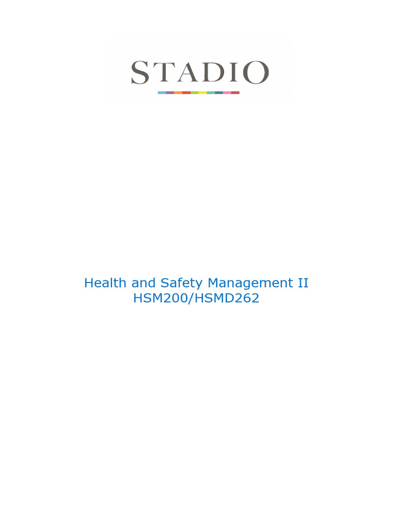 HSM200 - HSMD262 2025 01 SG | PDF | Risk | Safety