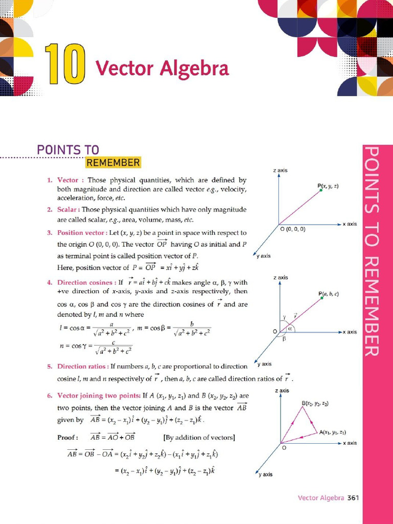 Vectors | PDF