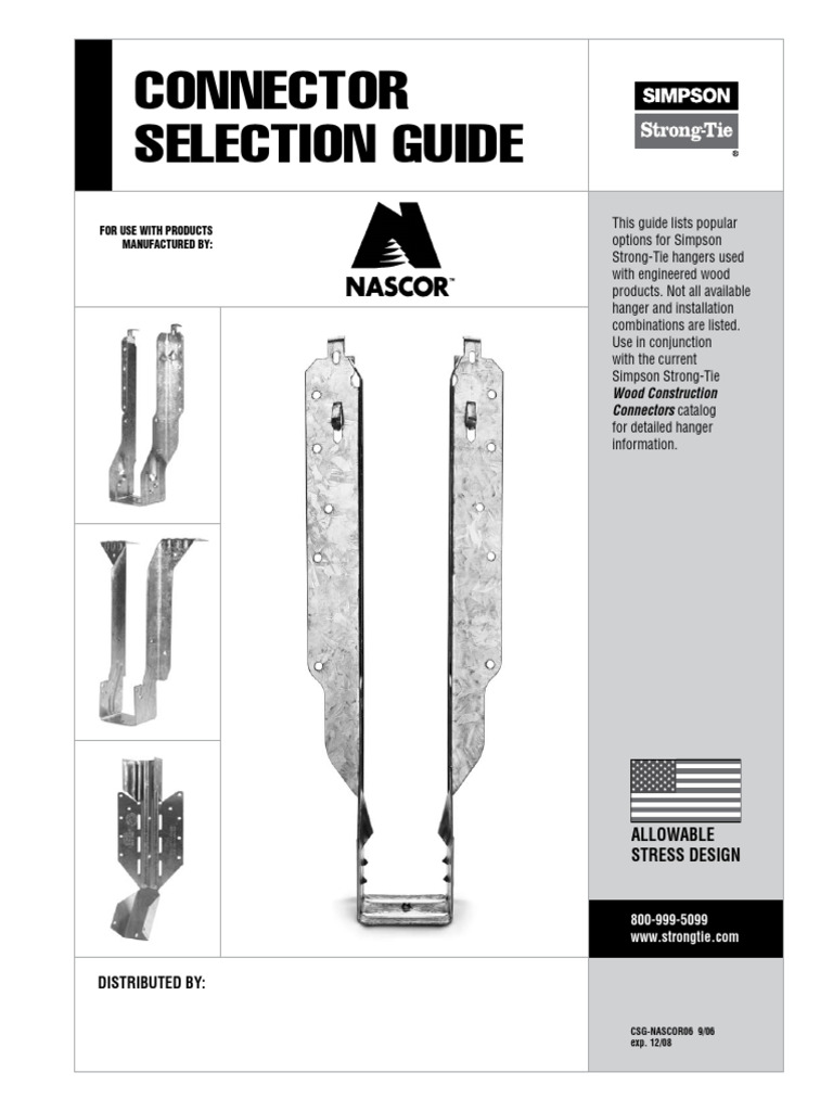 I beams-CONNECTOR SELECTION GUIDE | PDF