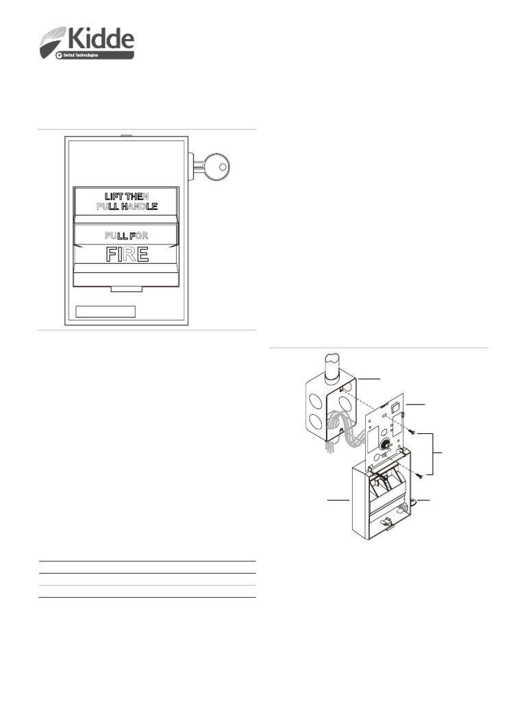 GSA-M278 Fire Alarm Station Guide | PDF | Electrical Wiring | Switch