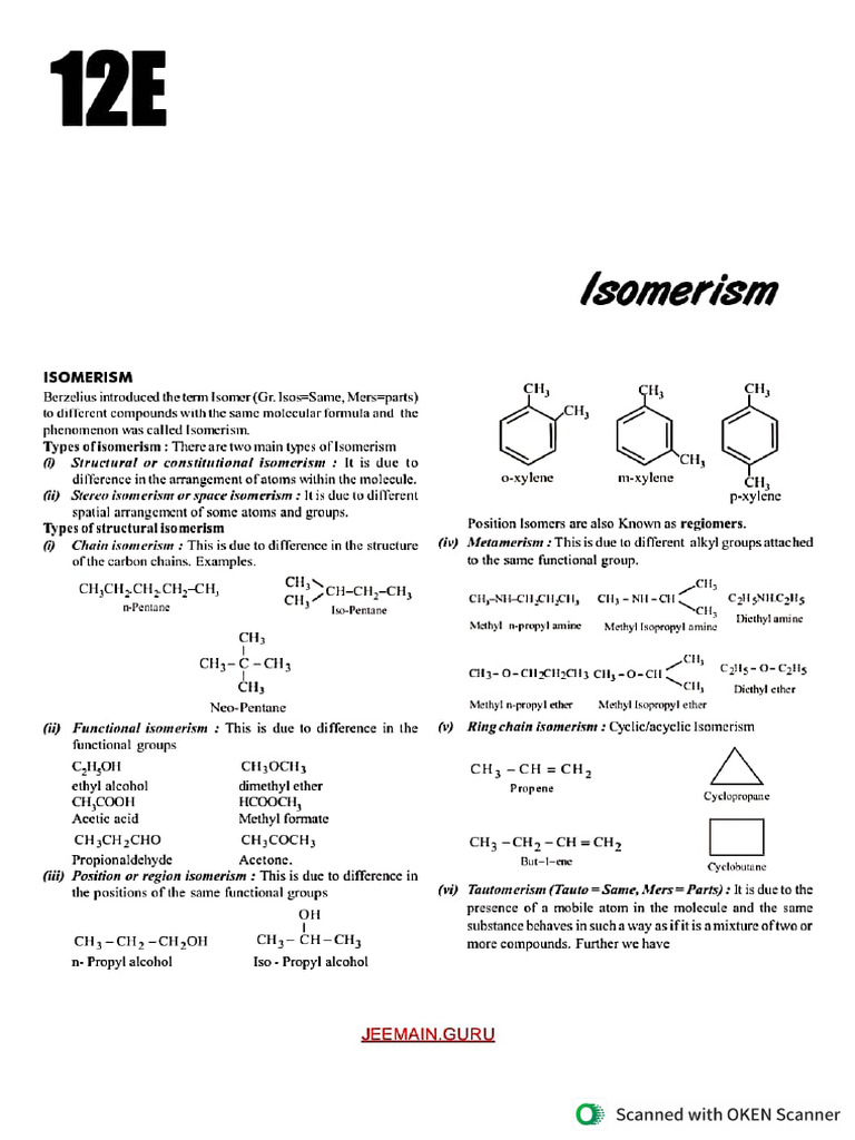 Iso Chemistry | PDF
