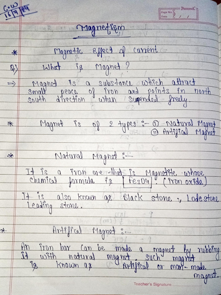 Magnet Notes by Bedant Momentum | PDF