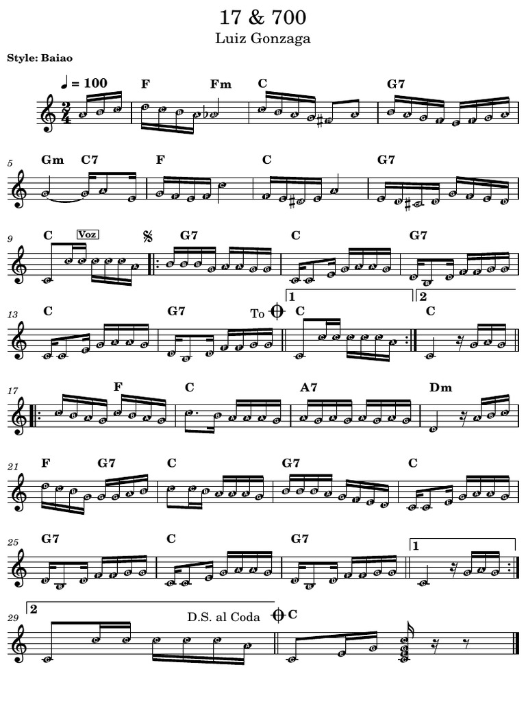 17 & 700-Luiz Gonzaga (Cifrada) | PDF
