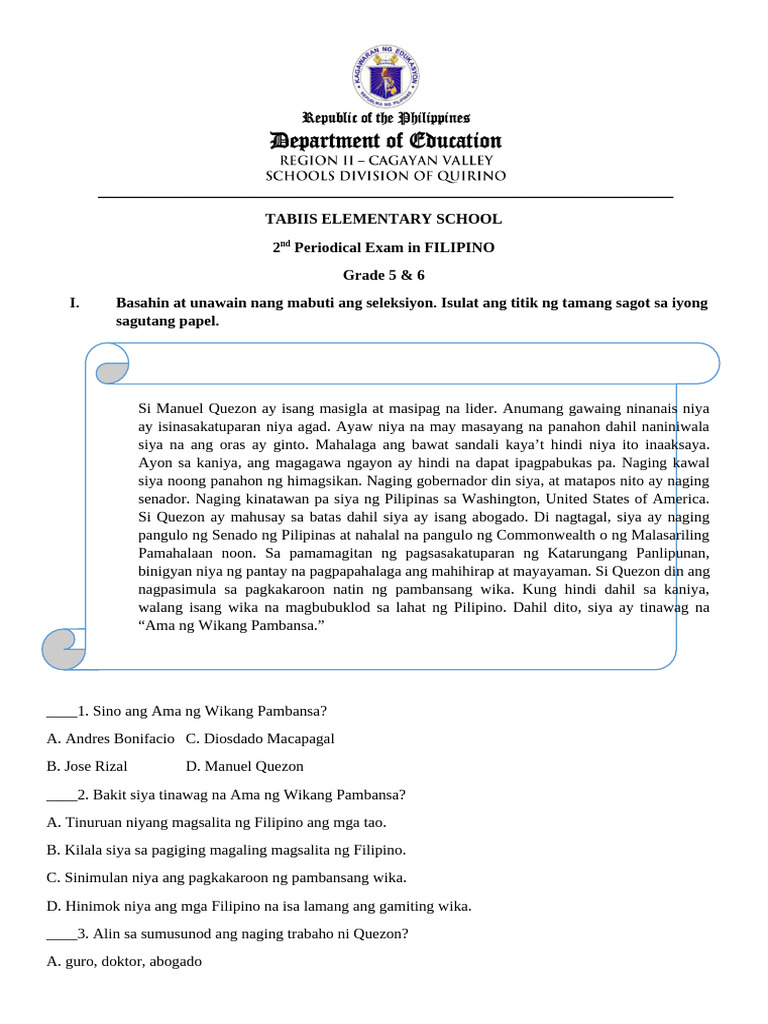 Filipino Q2 | PDF