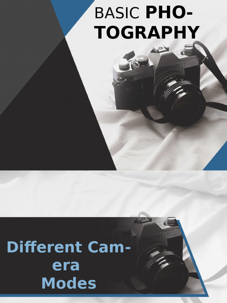 2025 PNP Basic Photography Different Camera Modes | PDF | Exposure ...