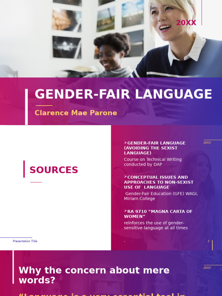 Gender-Fair Language | PDF | Cowboys
