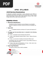 UPSC Syllabus 2026 | PDF