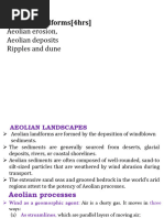 Aeolian Processes and Landforms | PDF | Dune | Erosion