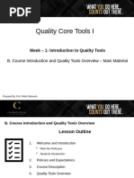 5 Quality Core Tools Overview | PDF