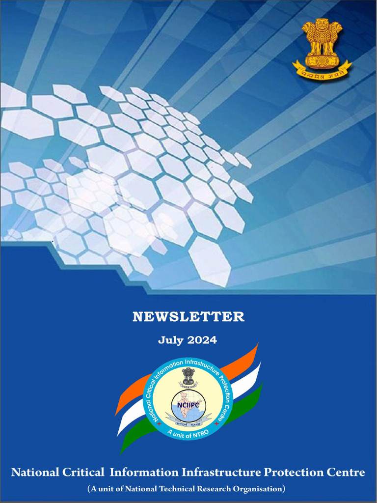 NCIIPC Cybersecurity Newsletter Q2 2024 | PDF | Security | Computer ...