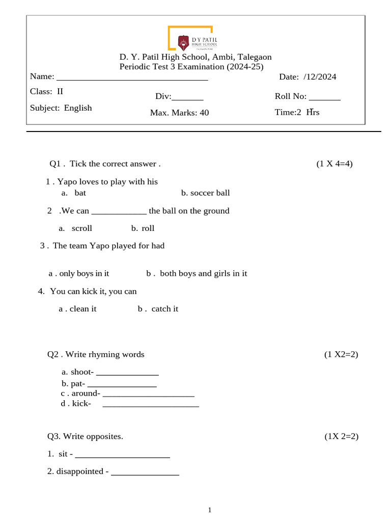PT3 English Paper Grade 2 | PDF | Languages | Language Mechanics