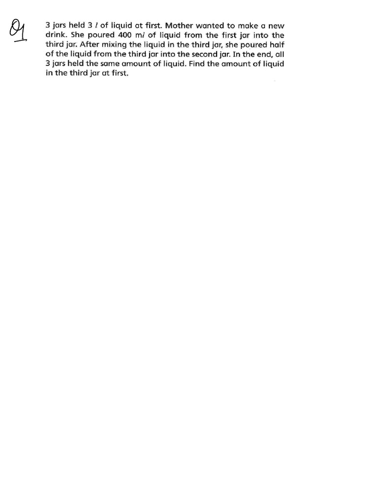 P4 Math - Practice QN | PDF