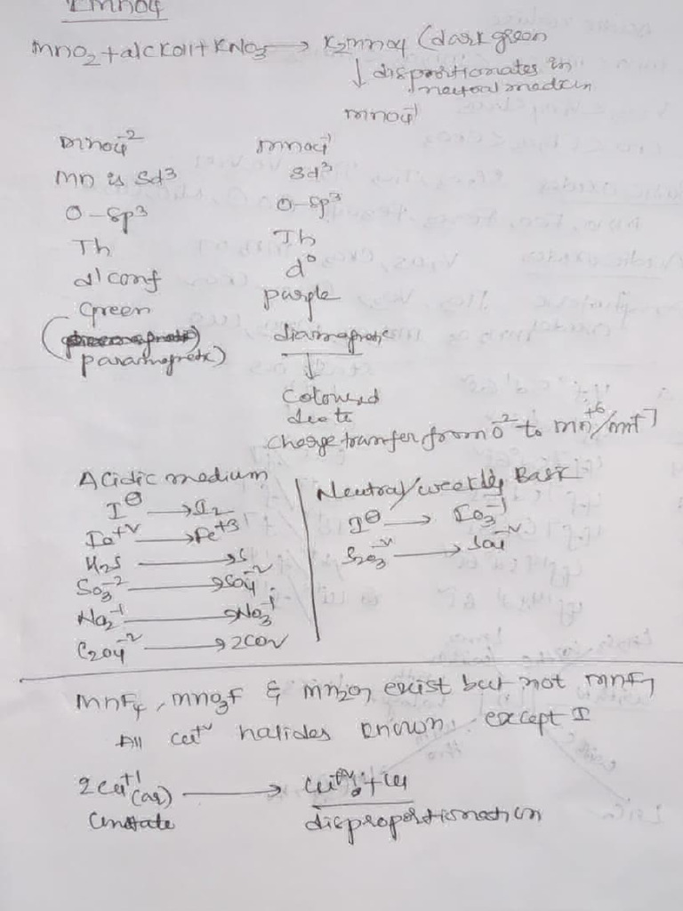 D Block Elements Chemistry | PDF
