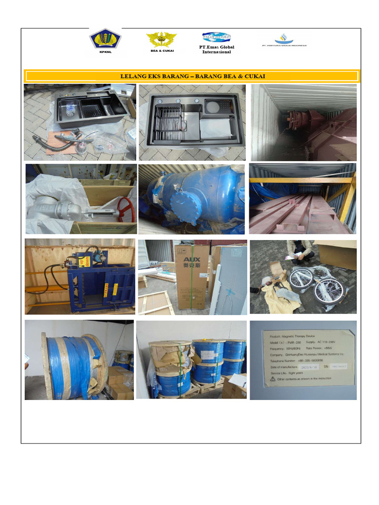 BROSUR LELANG BMN SBY Desember 2024-1 | PDF