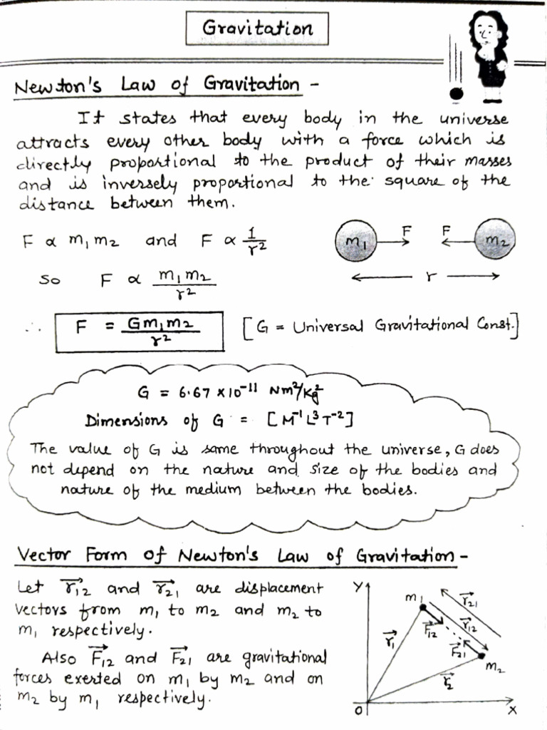 Gravitation-1 | PDF | Gravity | Mass