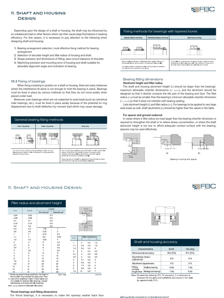 Vertical Shaft Bearing Housing Design Guide | PDF | Bearing (Mechanical ...