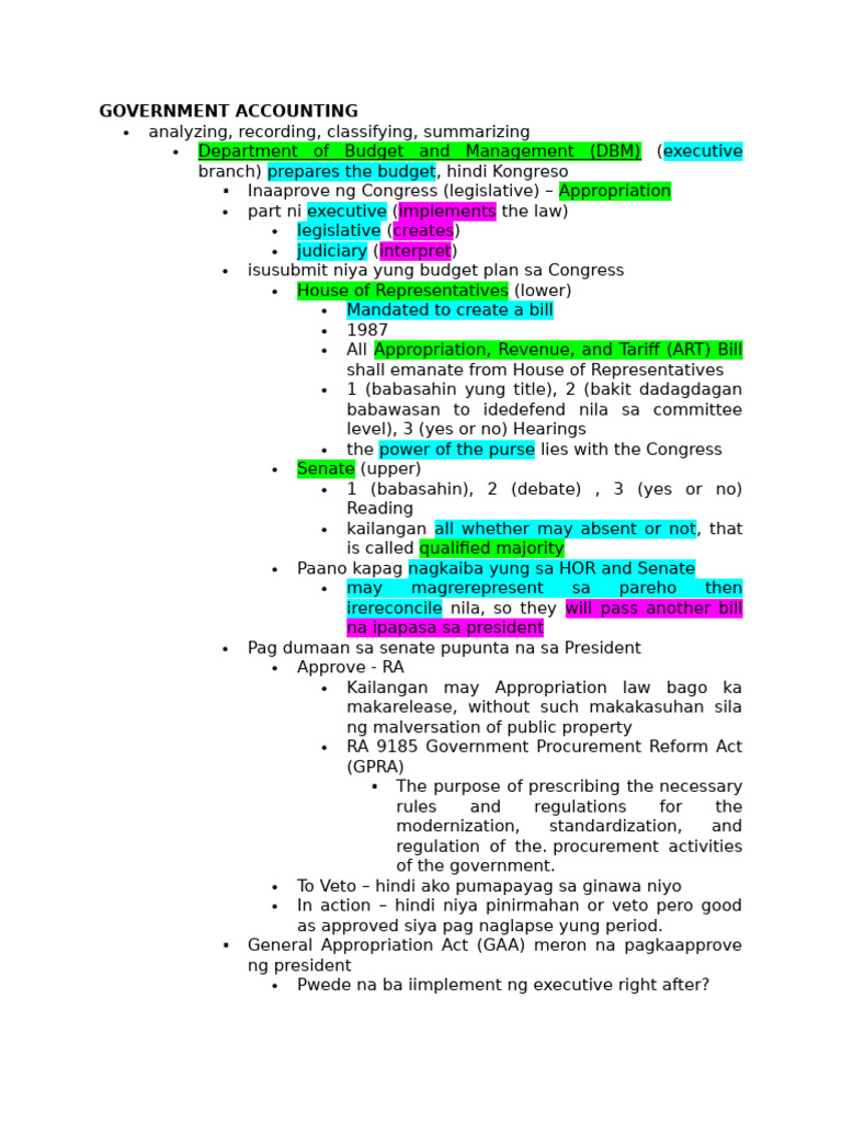 Government Accounting Overview | PDF | Liquidation | Taxes