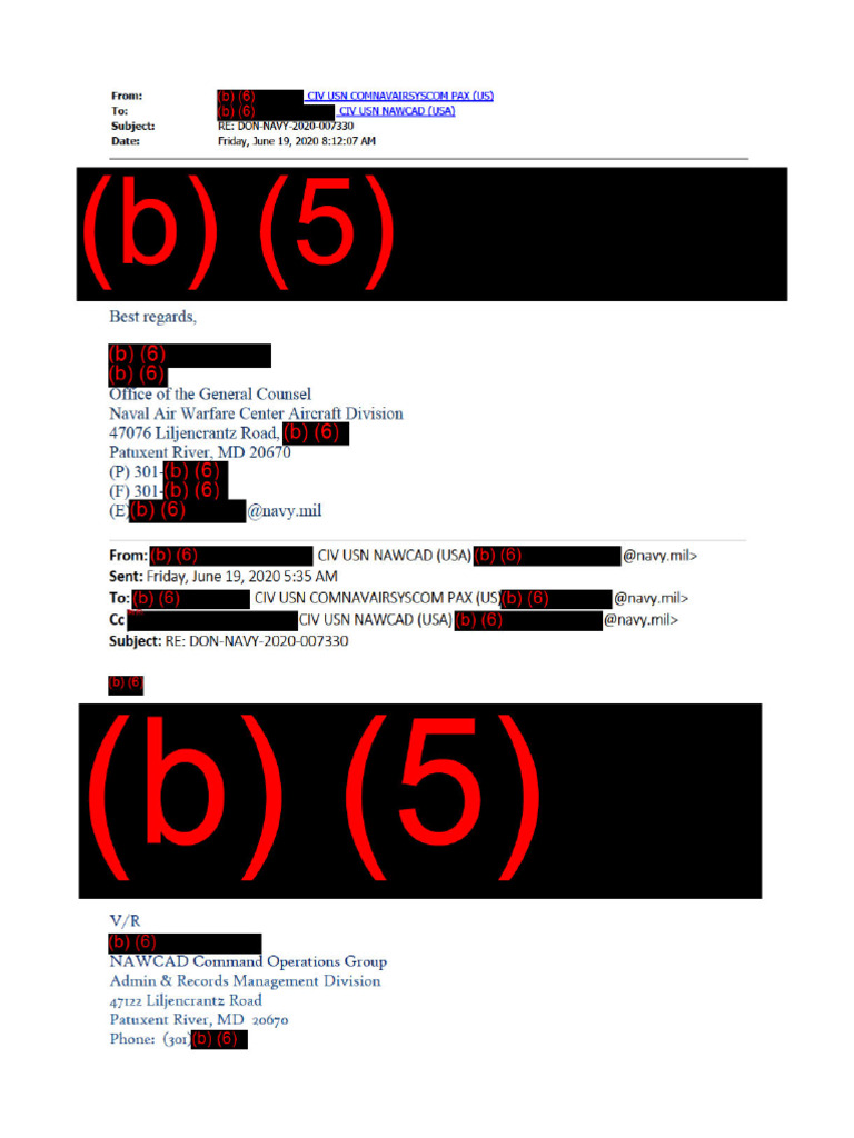 Navy FOIA Request Coordination | PDF | United States Navy | Military Of ...