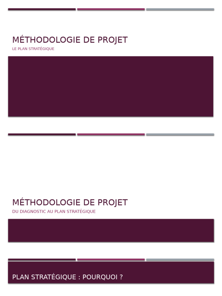 4 Methodo Plan Strategique-objectifs | PDF