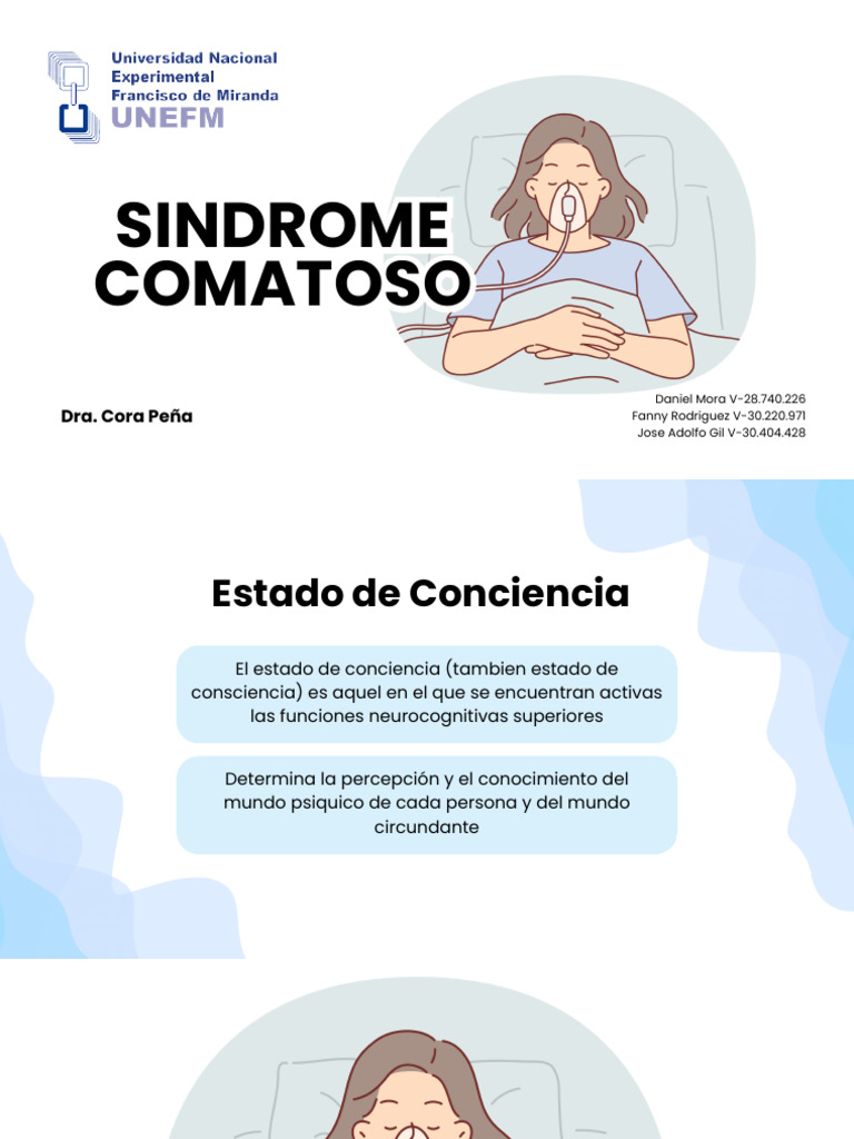 Sindrome Comatoso | PDF | Coma | Carrera