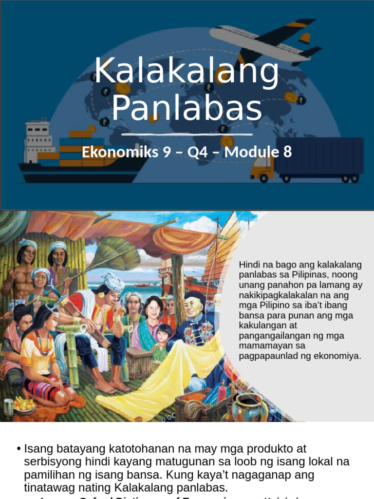 Module 8 - Kalakalang Panlabas | PDF