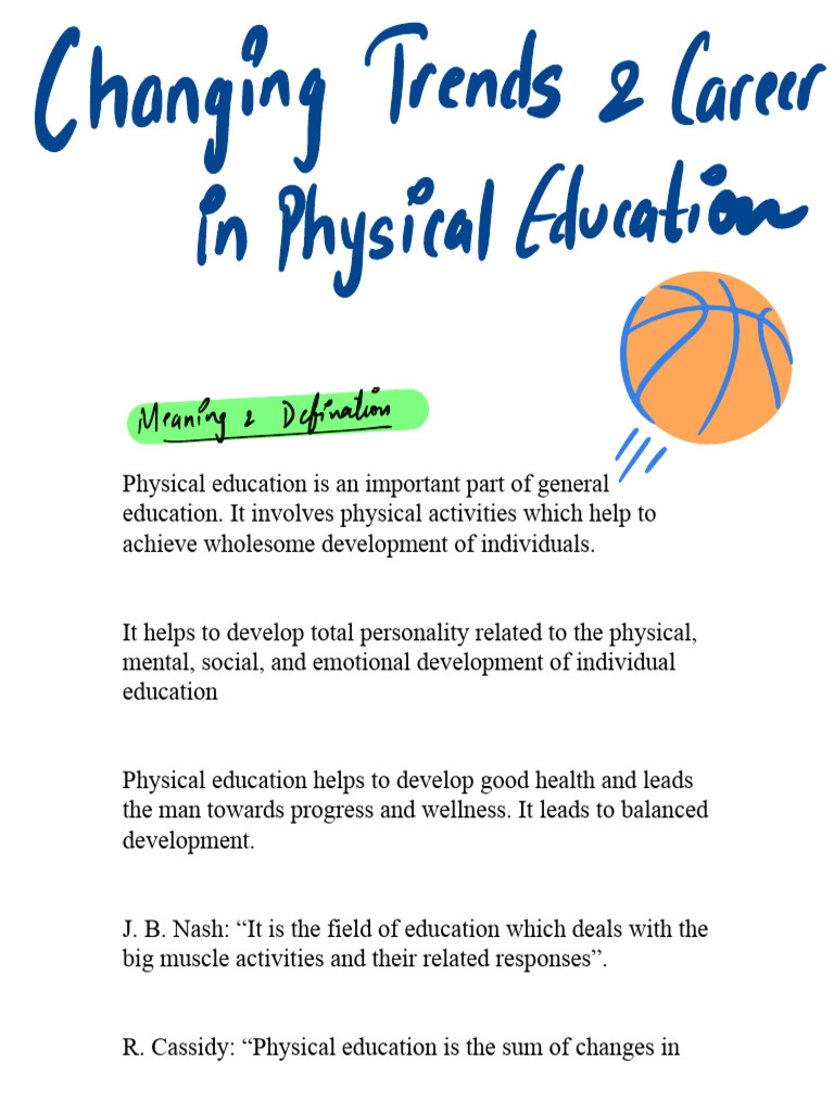 Trends in Physical Education Careers | PDF | Wearable Technology | Sports