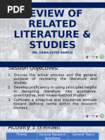 RRL Matrix Sample | PDF