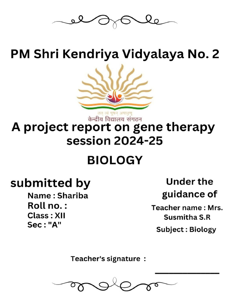 Biology Project by Molu | PDF