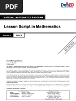 NMP Grade 3 Math: Quarter 4 Week 1 | PDF | Copyright | Division ...