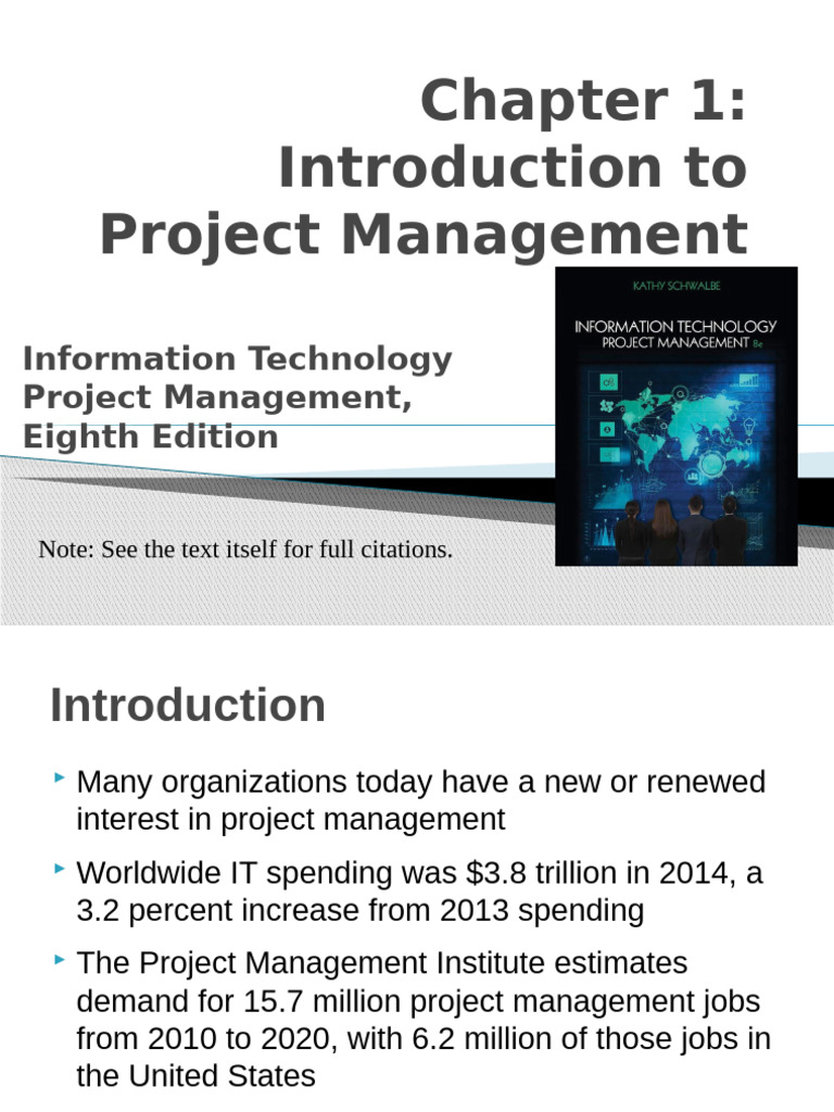 Chapter 1 | PDF | Project Management | Project Management Professional